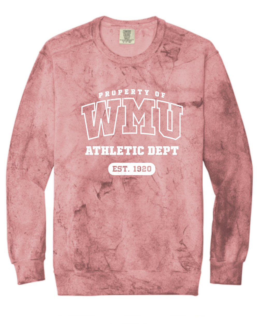 WMU Athletic Dept. Colorblast Crew Sweatshirt